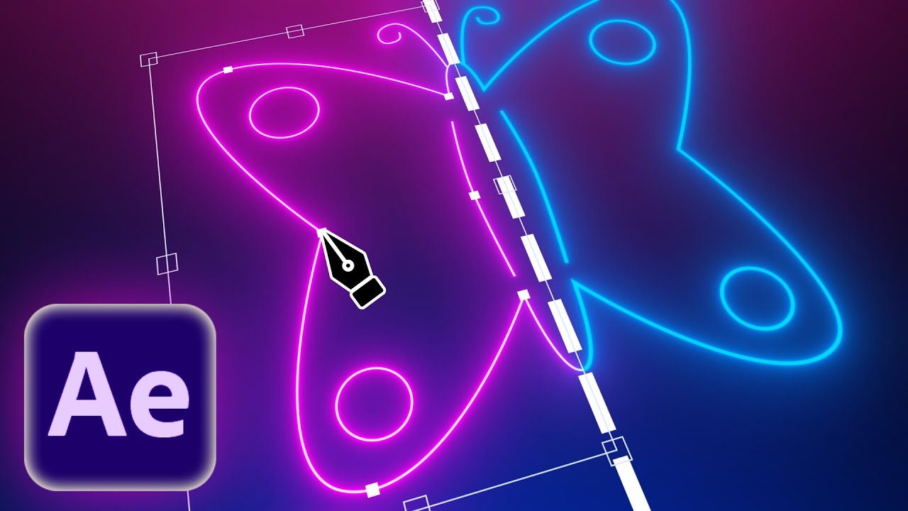 Create perfect symmetrical/mirrored shapes in After effects - YouTube