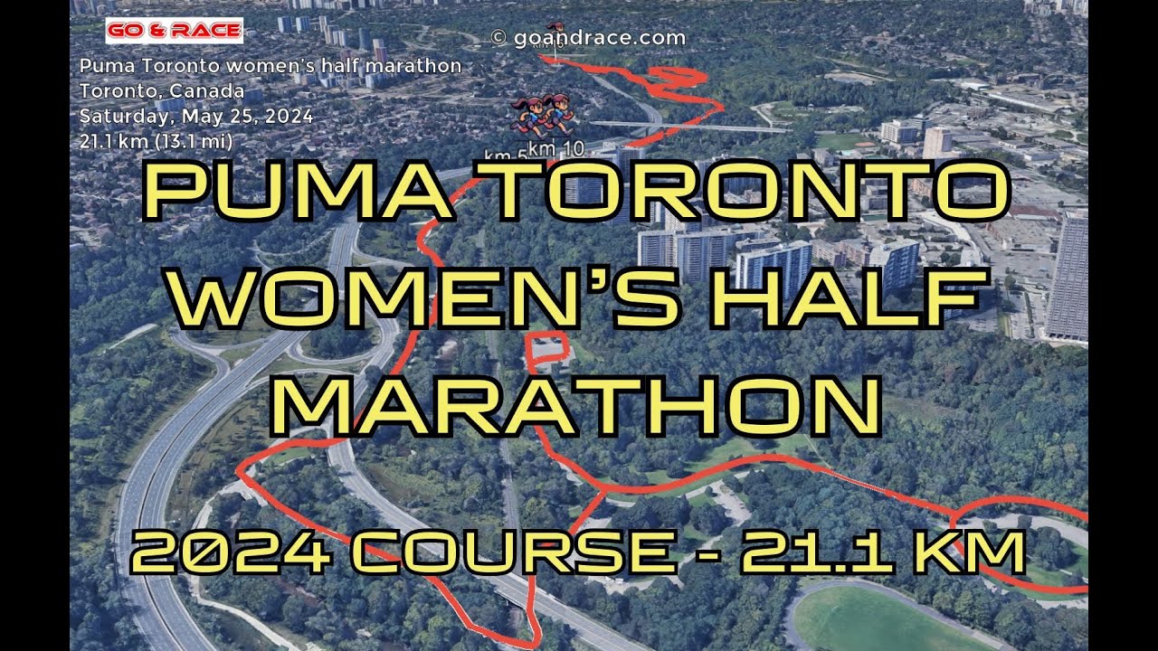 Puma Toronto women’s half marathon (2024): fly over the half-marathon ...