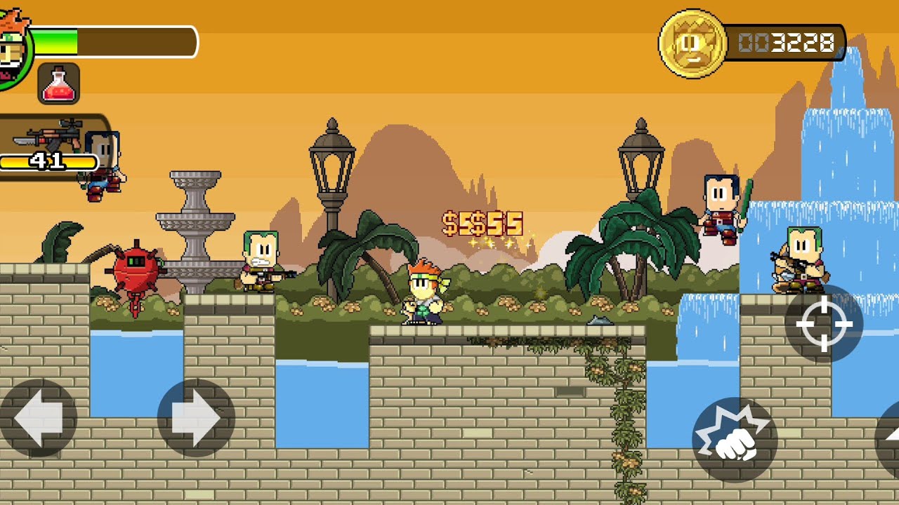 Dan the man action game| android gameplay| walkthrough gameplay| #games ...