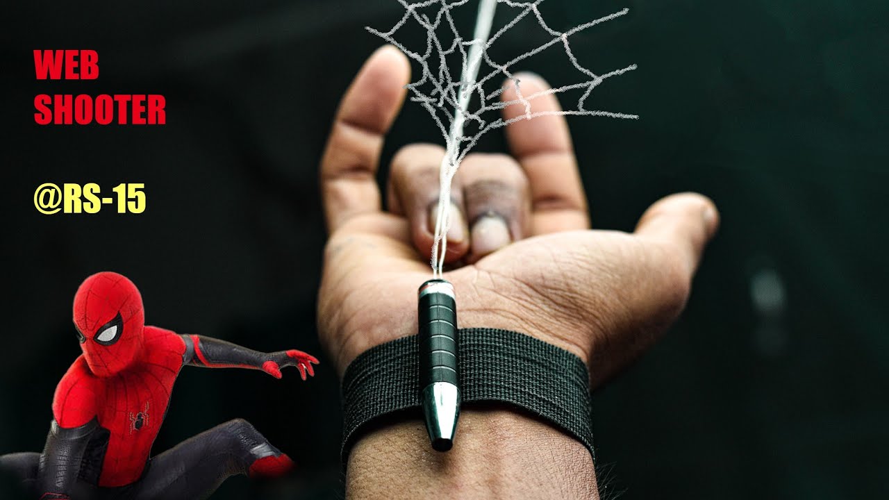 How To Make Amazing #Spider-Man Web Shooter | DIY Spiderman Web ...