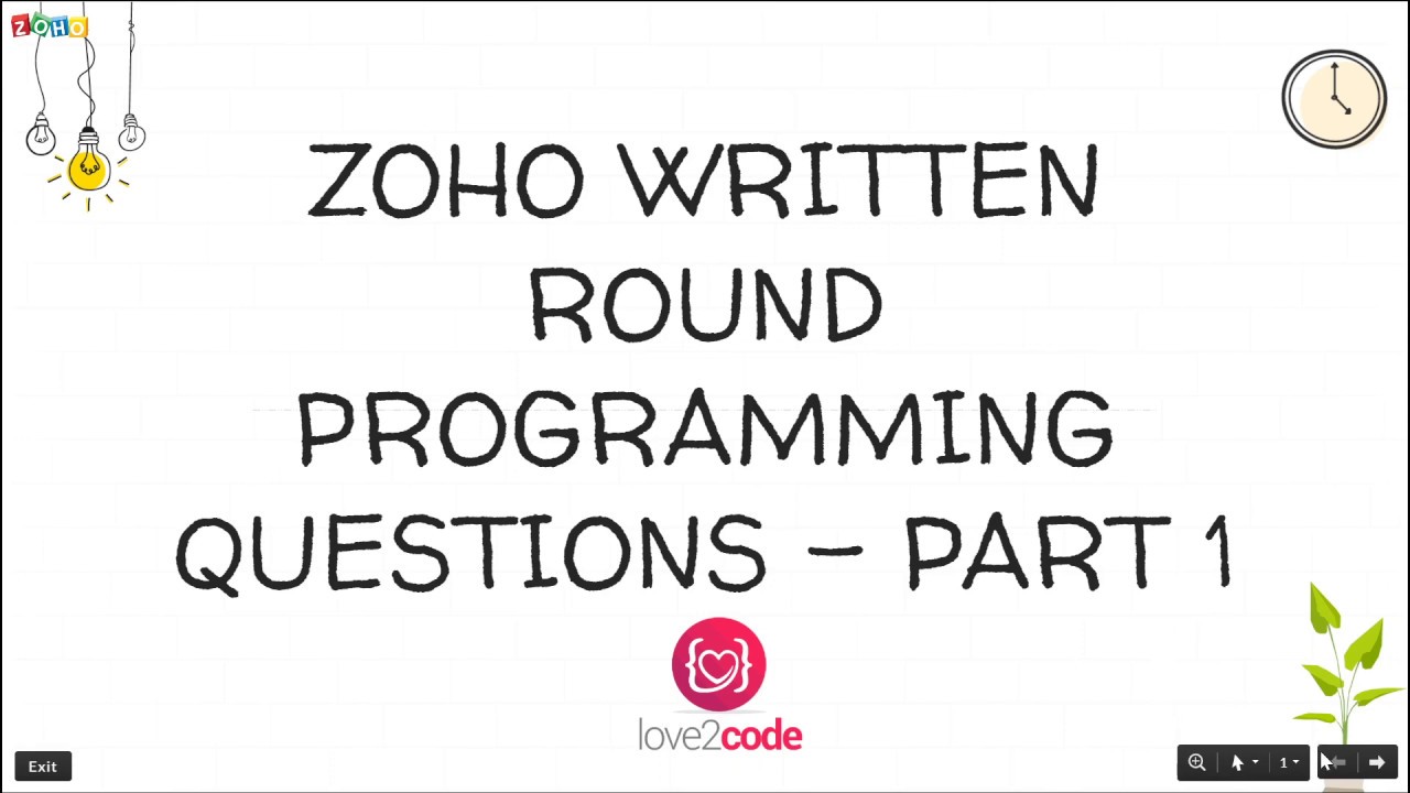 Zoho Inteview C Programming Question Written Round Part 1 YouTube zoho-inteview-c-programming-question-written-round-part-1-youtube