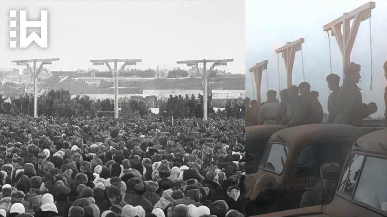 Mass execution of Nazi generals & officers who wet themselves when ...