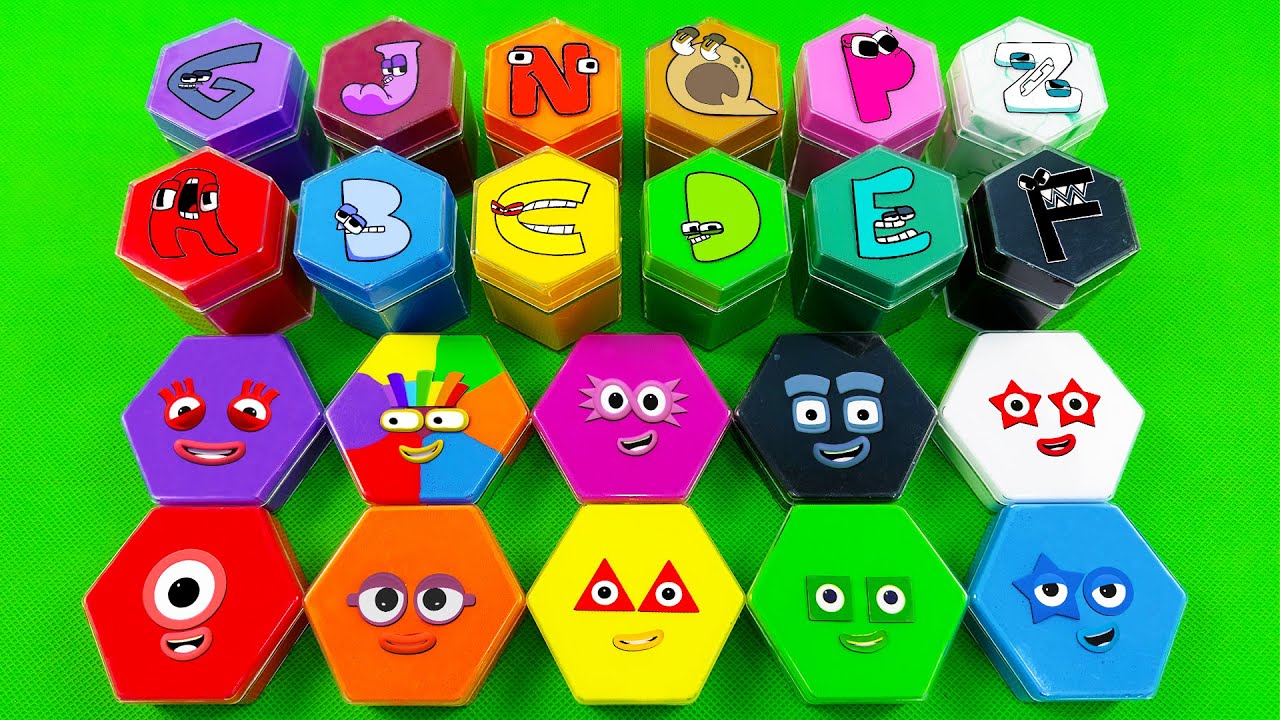 Numberblocks & Alphablocks – Looking All CLAY with Hexagon Shapes ...
