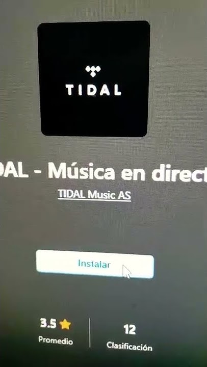 Instalando la app Tidal - YouTube