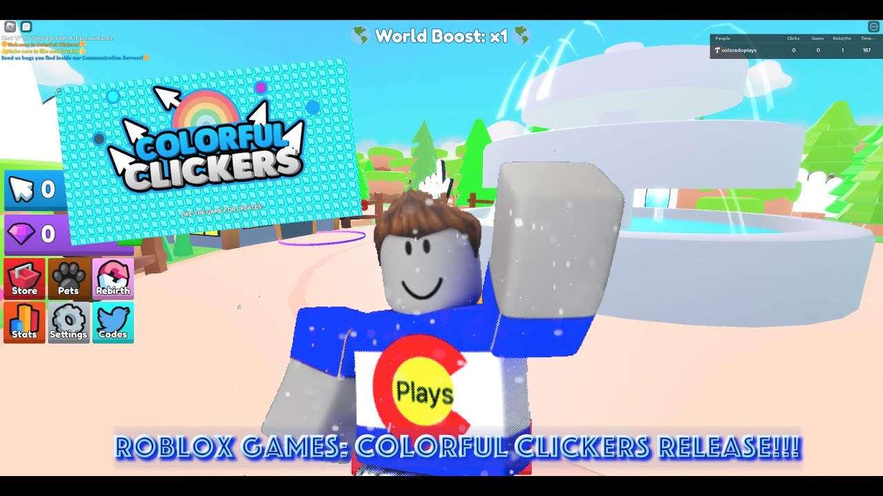 Roblox Games: Colorful Clickers Release!!! - YouTube