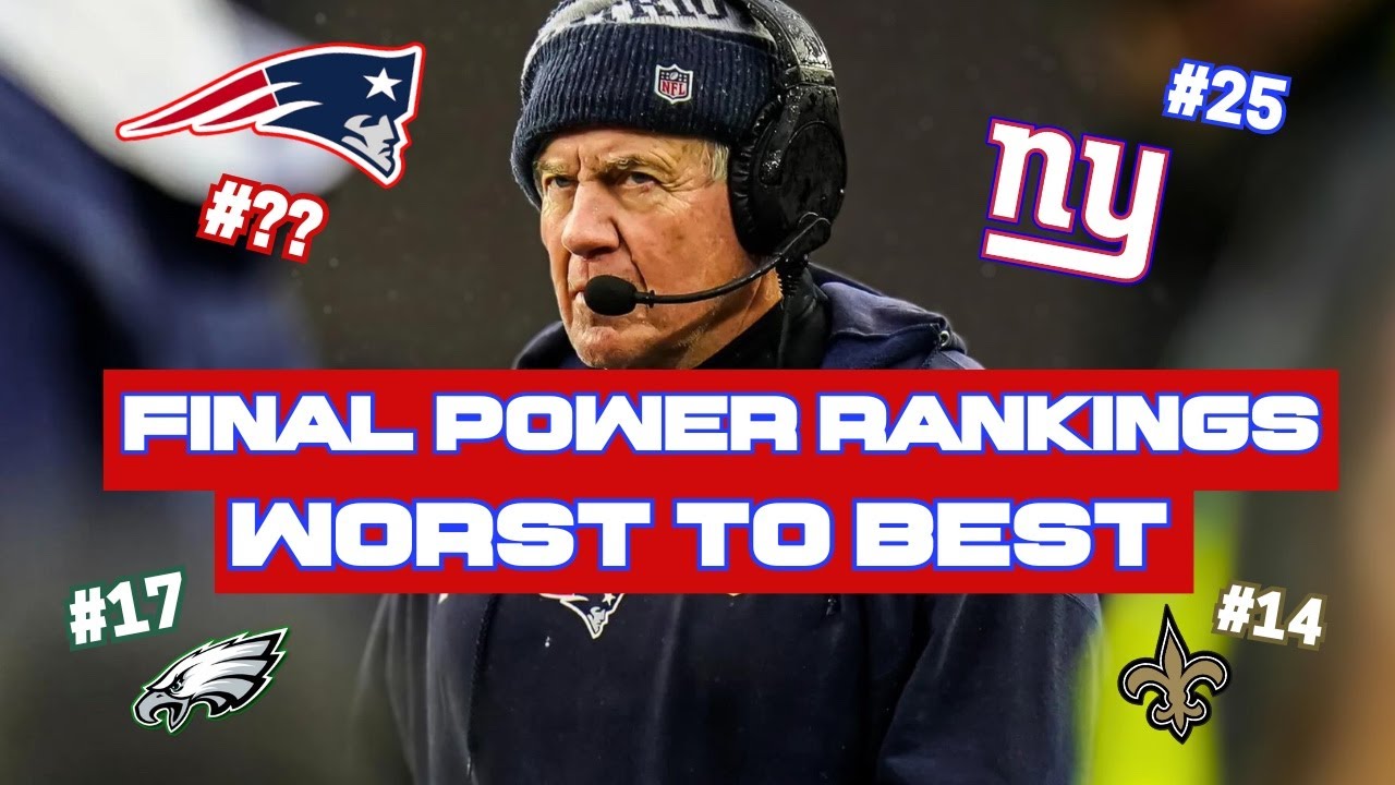 Every NFL Team Ranked AFTER The Regular Season | NFL Power Rankings ...