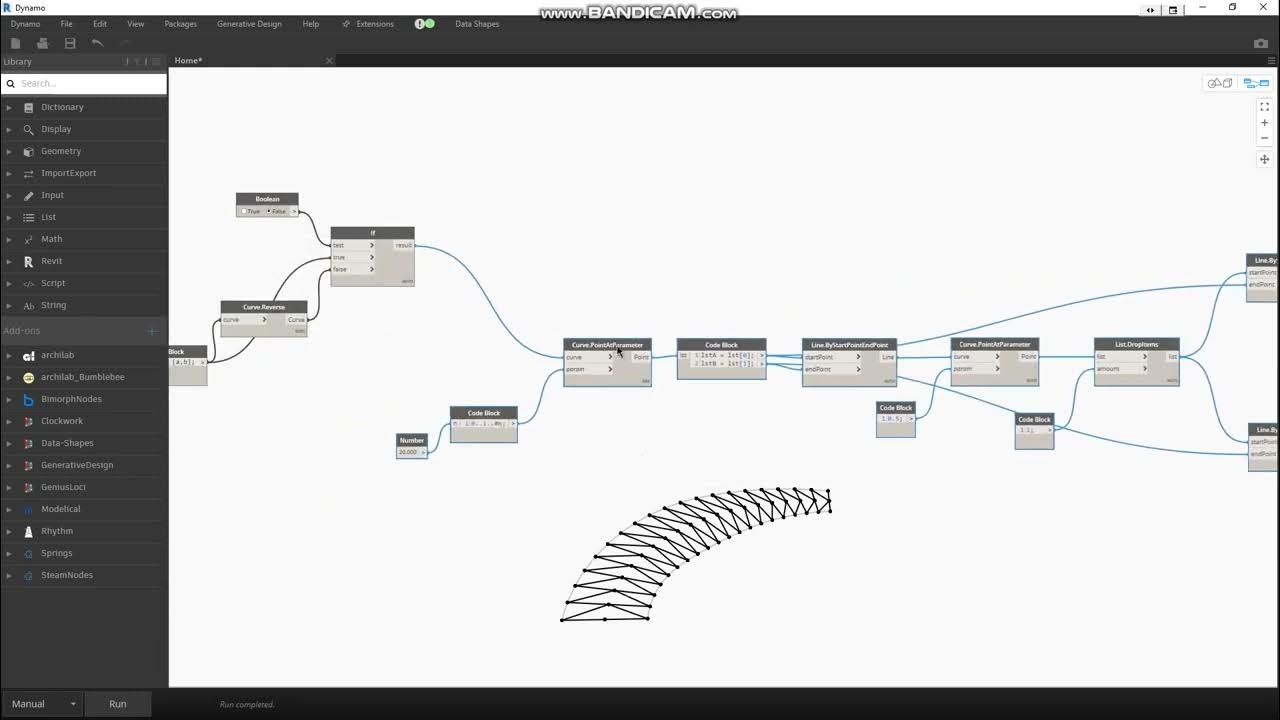 Create Herringbone Ramp model line by Dynamo-Revit - YouTube