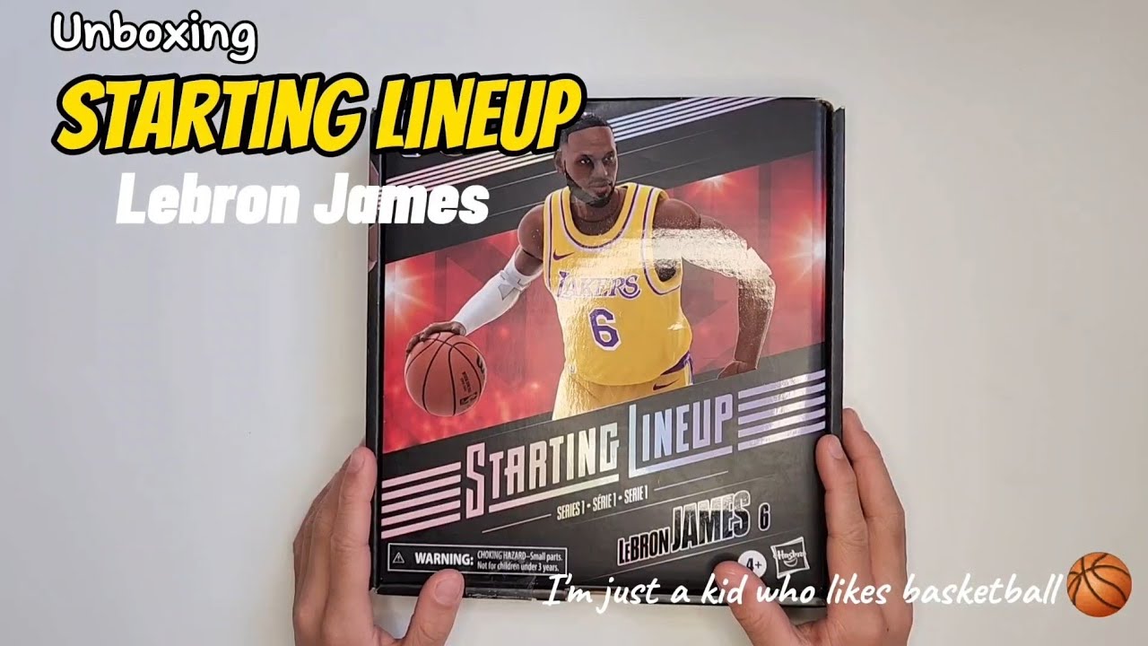 Unboxing Hasbro Starting Lineup - LeBron James NBA player action figure ...