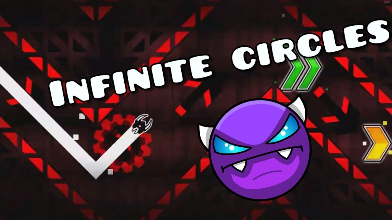 "Infinite circles" Geometry dash, Прошёл. Gameplay #2 - YouTube