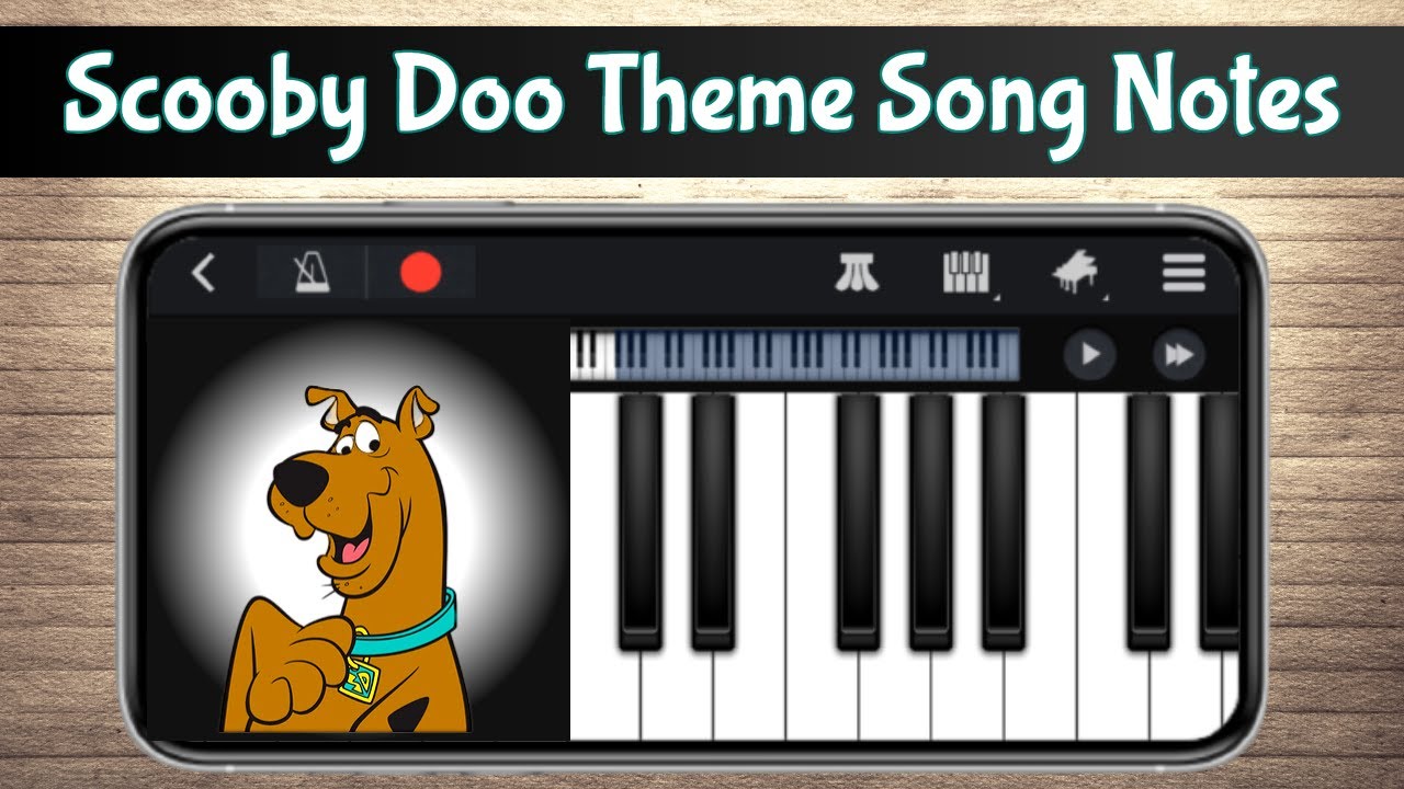 Scooby Dooby Doo Theme Song | Beginner Piano Songs | Easy Piano Songs ...