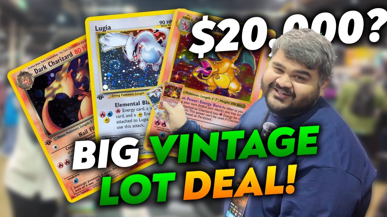 Buying $20,000 Worth Of Vintage Pokemon Cards | Collect-A-Con Chicago ...