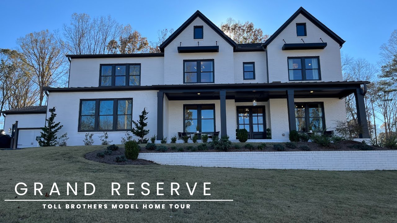 Toll Brothers Atlanta Ga Roswell Grand Reserve Model Home Tour 1 3 Acre Homesites Youtube