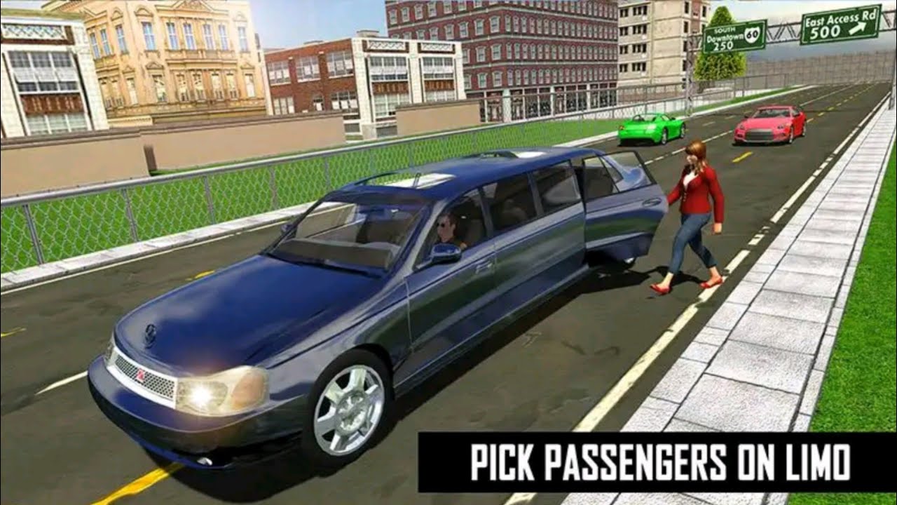 Limo Car Driving big city Simulator / Taxi Driving - YouTube