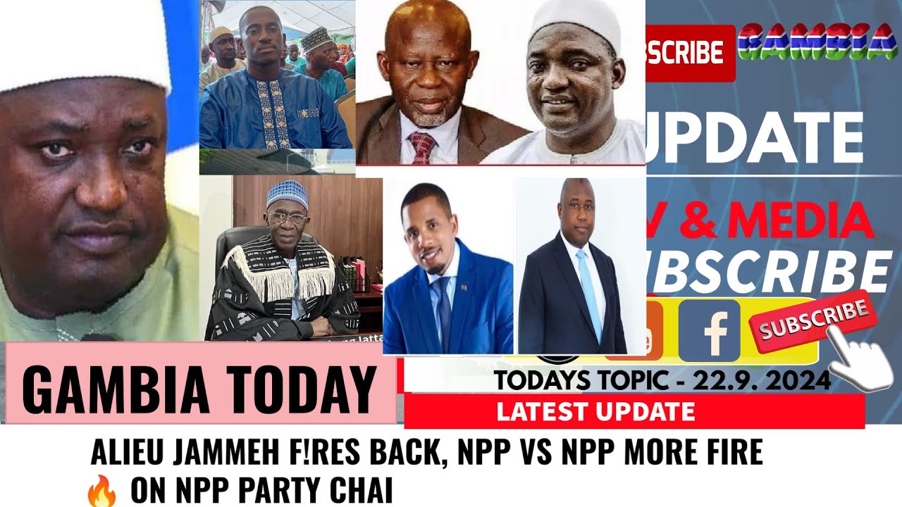 ALIEU JAMMEH F!RES BACK, NPP VS NPP MORE FIRE 🔥 ON NPP PARTY CHAI - YouTube