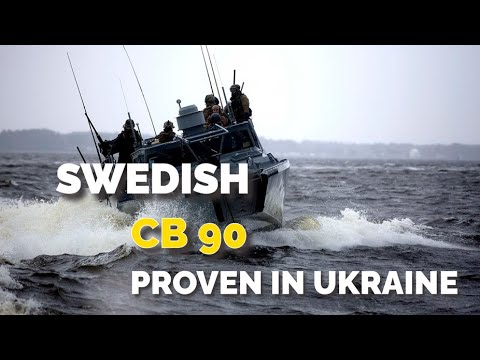 Swedish CB 90 in Ukraine: Proven on the Dnipro and Black Sea - YouTube