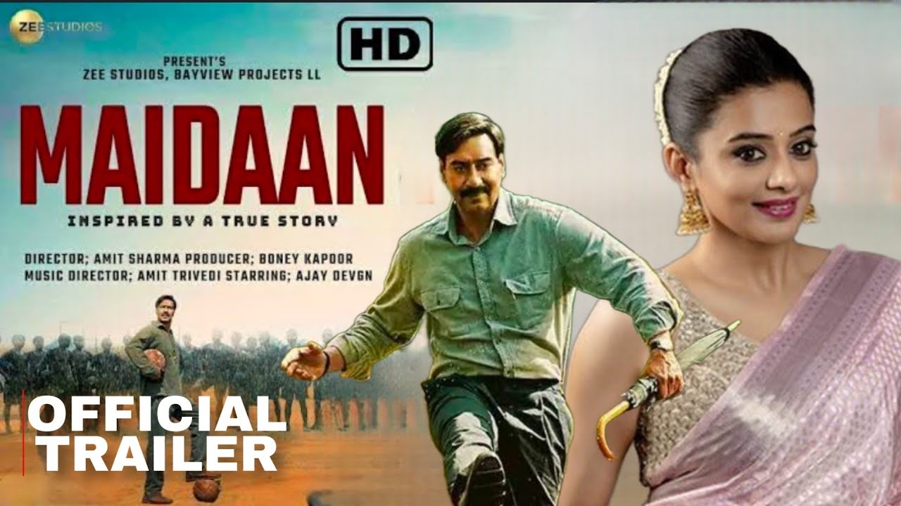 MAIDAAN official Trailer | Ajay devgan | Priyamani | Maidaan runtime ...