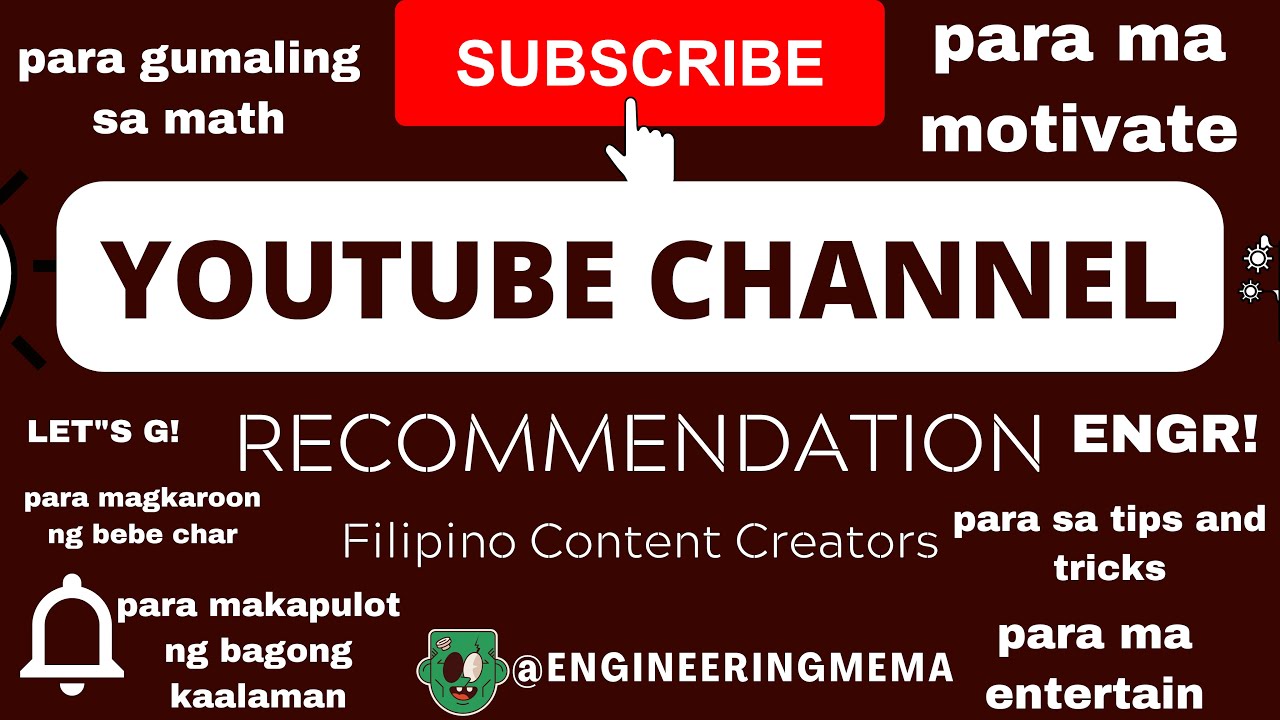 YOUTUBE CHANNEL RECOMMENDATION FOR ENGINEERING STUDENT| ENGINEERING MEMA 1 - YouTube