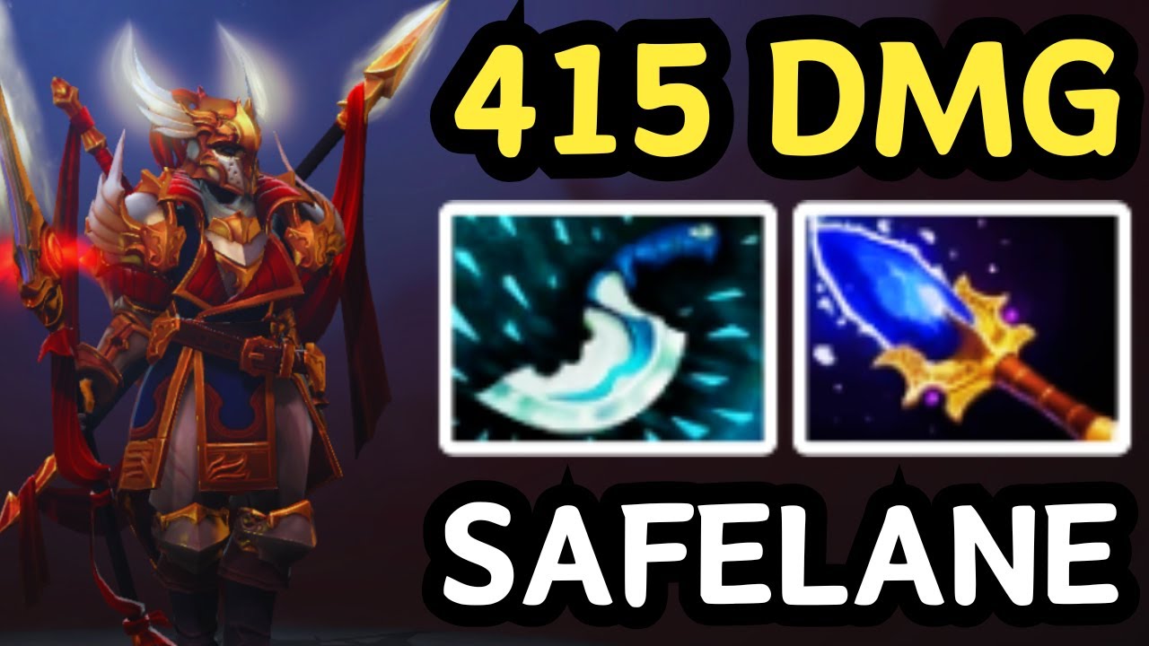 🔥 LEGION COMMANDER SAFELANE = 415 DAMAGE MONSTER CARRY 🔥 DOTA 2 - YouTube