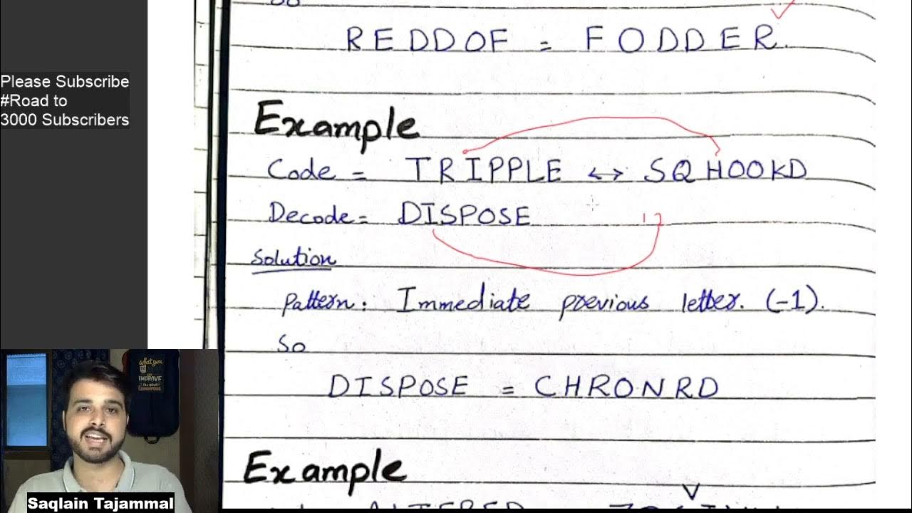 Coding and Decoding Questions Tips and Tricks for Easy Problem Solving Maths for CSS, PPSC, FIA ...