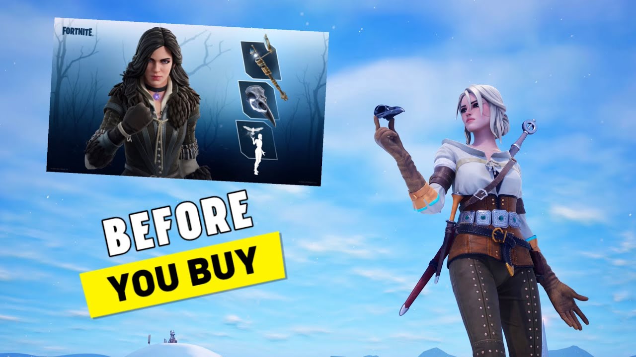 CIRI & YENNEFER BUNDLES GAMEPLAY | Fortnite x The Witcher (Before You ...
