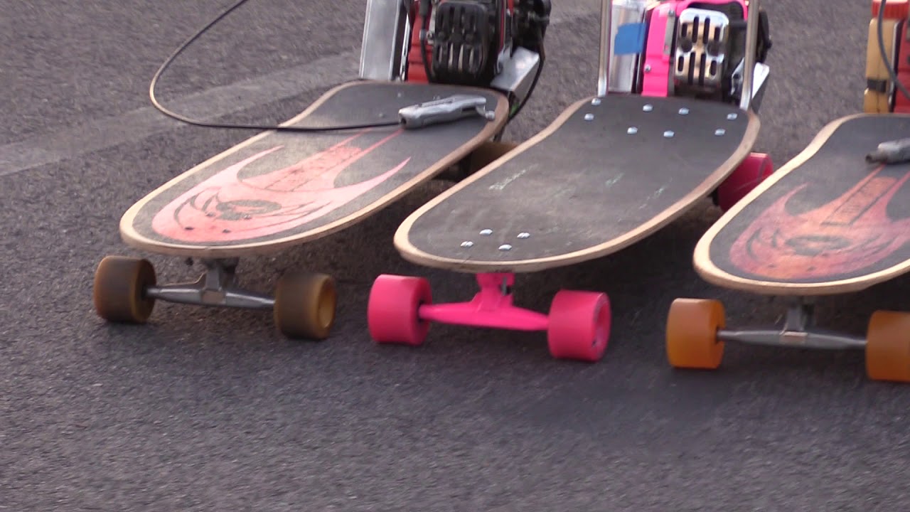 vintage Motoboard pool skateboards - YouTube