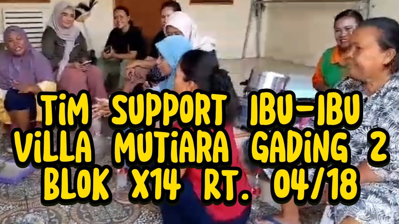 Tim Support Ibu-Ibu Villa Mutiara Gading 2 Blok X14 RT. 04/18 IdulAdha 2024 M/1445 H - YouTube