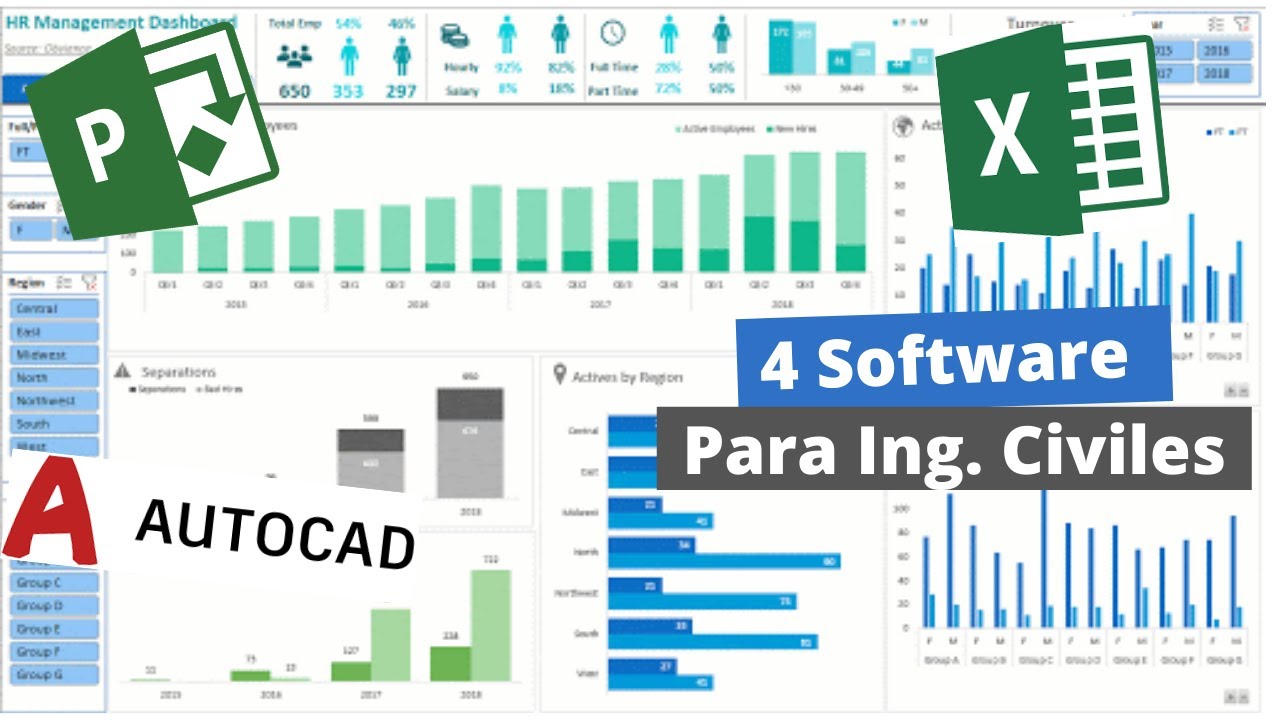 4 SOFTWARE INDISPENSABLES PARA INGENIEROS CIVILES - YouTube