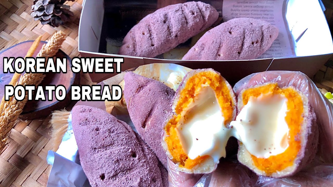 GOGUMA PPANG VIRAL : CARA MEMBUAT KOREAN SWEET POTATO MOCHI BREAD ...