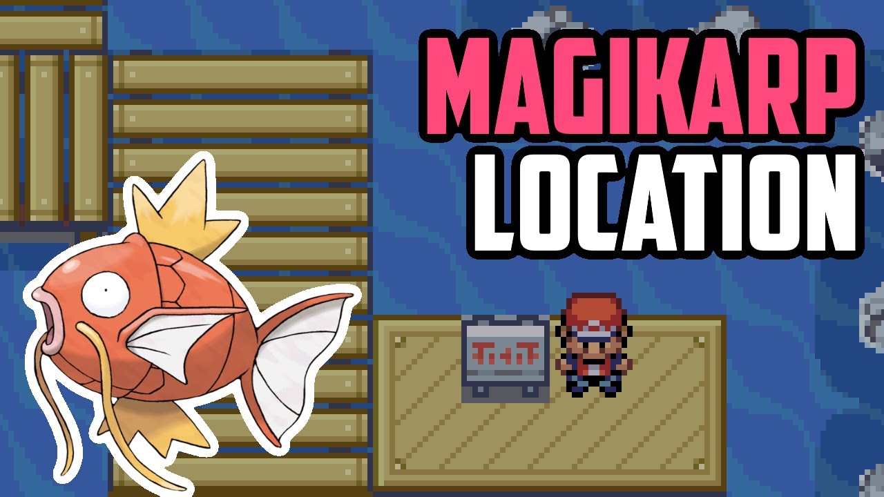 How to Catch Magikarp - Pokémon FireRed & LeafGreen - YouTube