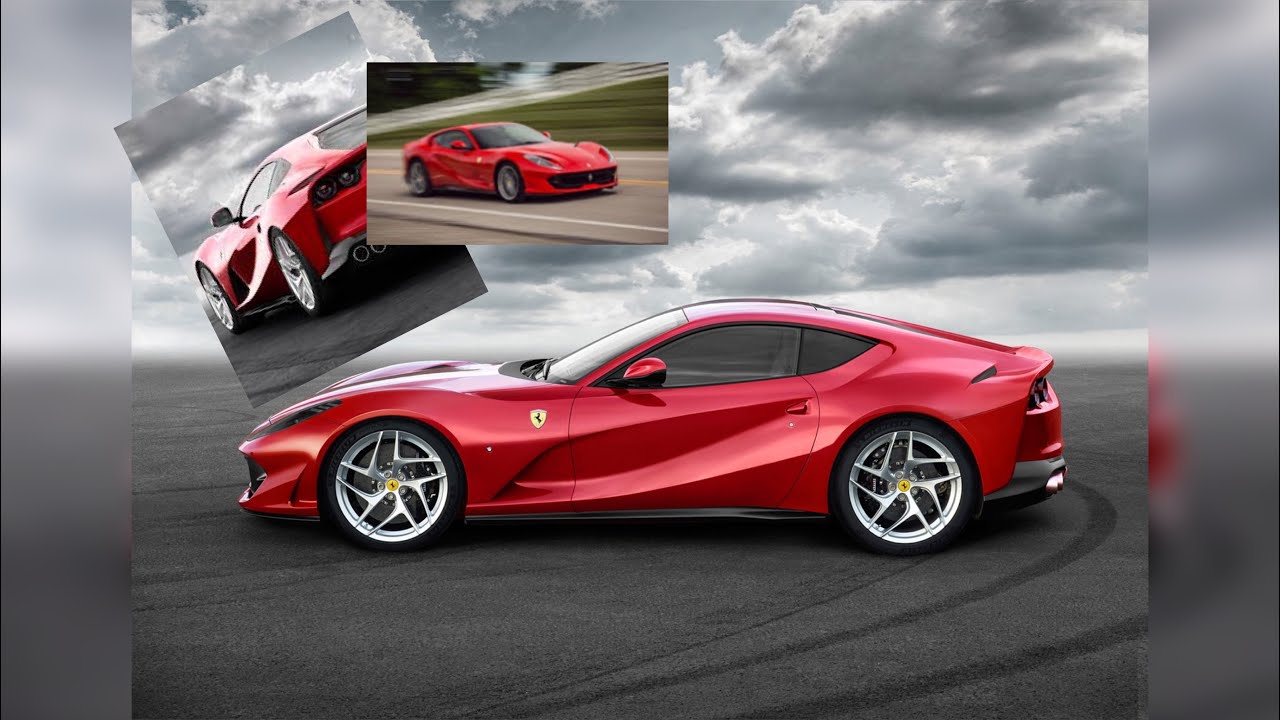 Ferrari 812 superfast red in Abu Dhabi premier motors - YouTube