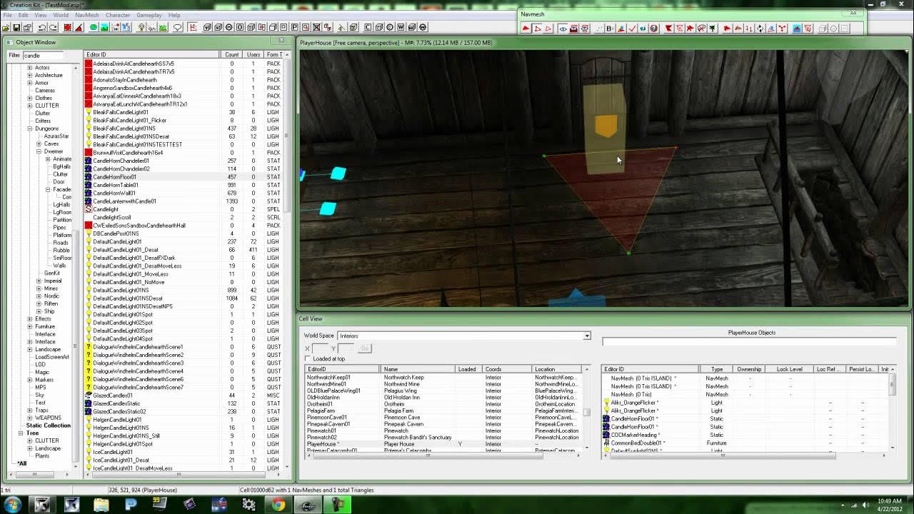 Creation Kit House Creation Series Part 4 (Navmesh) - YouTube