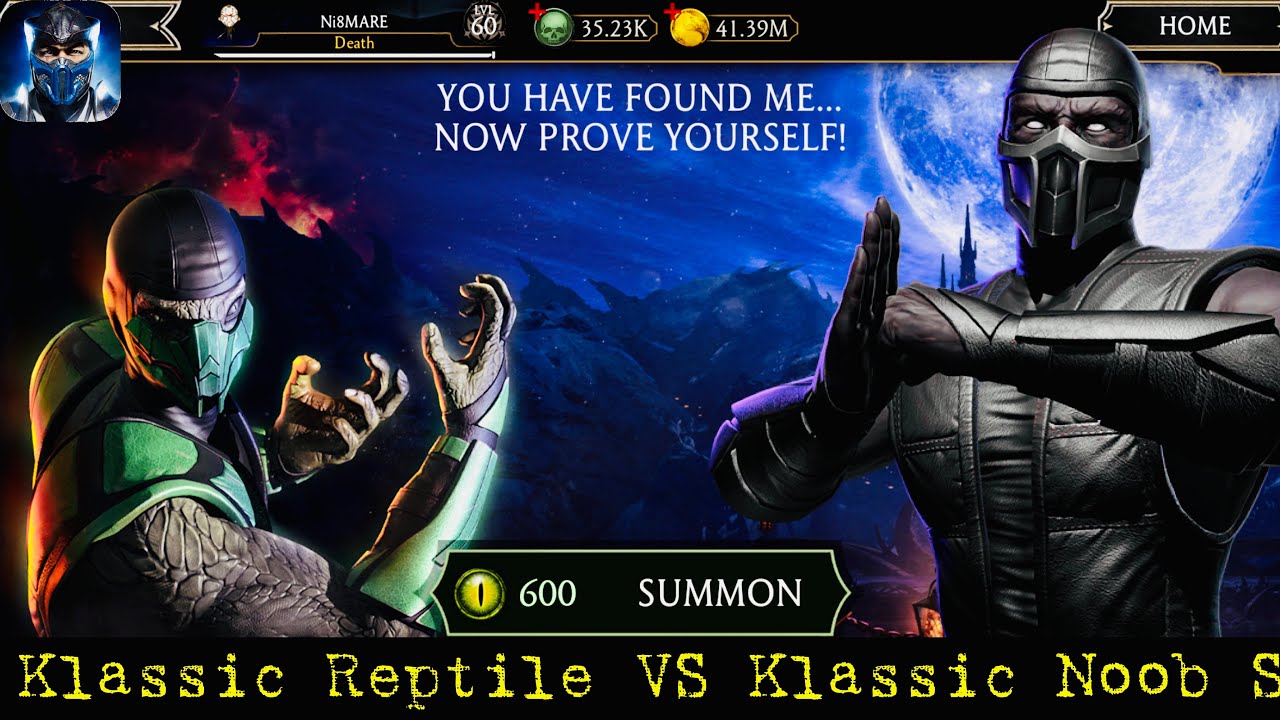Klassic Reptile Event 600 Summon Gameplay Mk Mobile Youtube