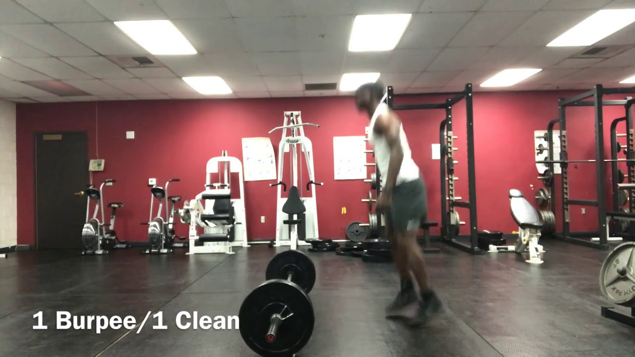 Burpee Mondays | Burpee Power Clean Combo - YouTube