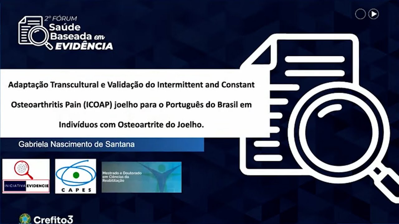 Adaptação Transcultural e Validação do ICOAP para Artrite no Brasil ...