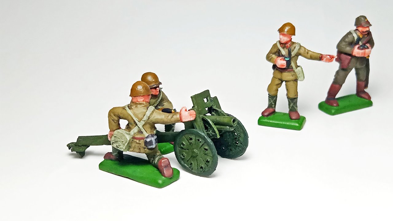 Type 92 70mm Infantry Cannon || 1/72 Scale || DIY How To Build - YouTube