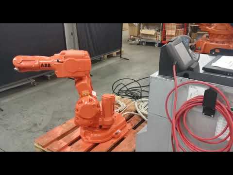 ABB IRB 140 M2004 IRC5 CONTROLLER 810 MM. ARM REACH 5 KG. PAYLOAD - YouTube