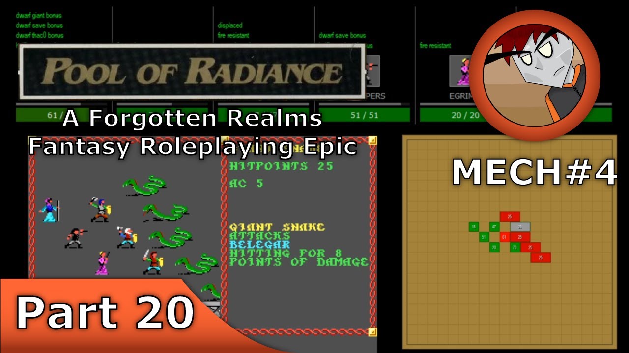 Pool of Radiance (SSI, Goldbox CRPG) - Part 20 - YouTube