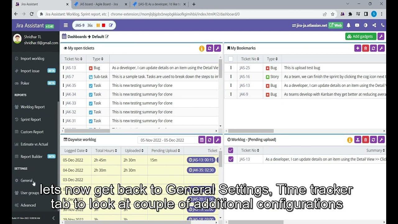 Jira Assistant: Worklog Timer - YouTube