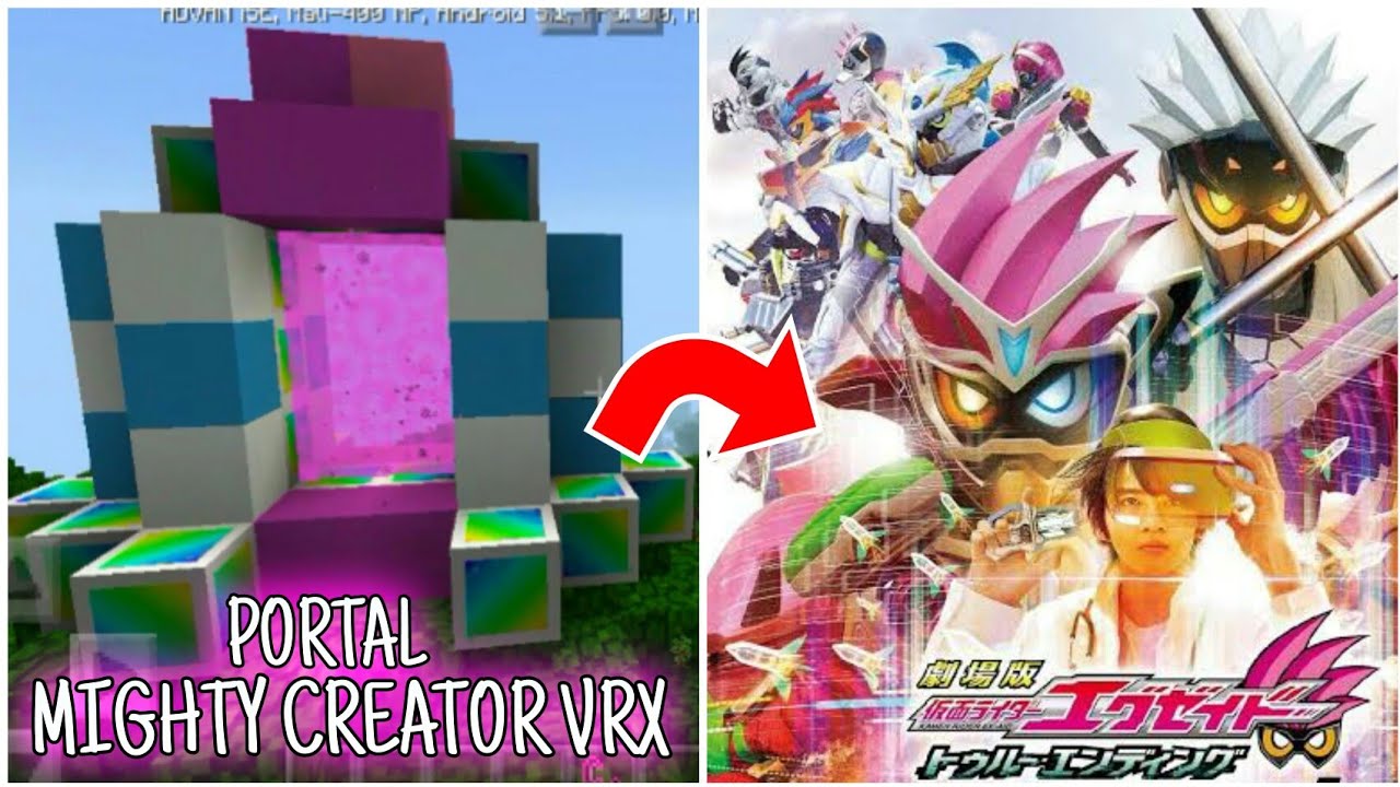 CARA MEMBUAT PORTAL KAMEN RIDER EX AID MIGHTY CREATOR VRX!!! DI ...