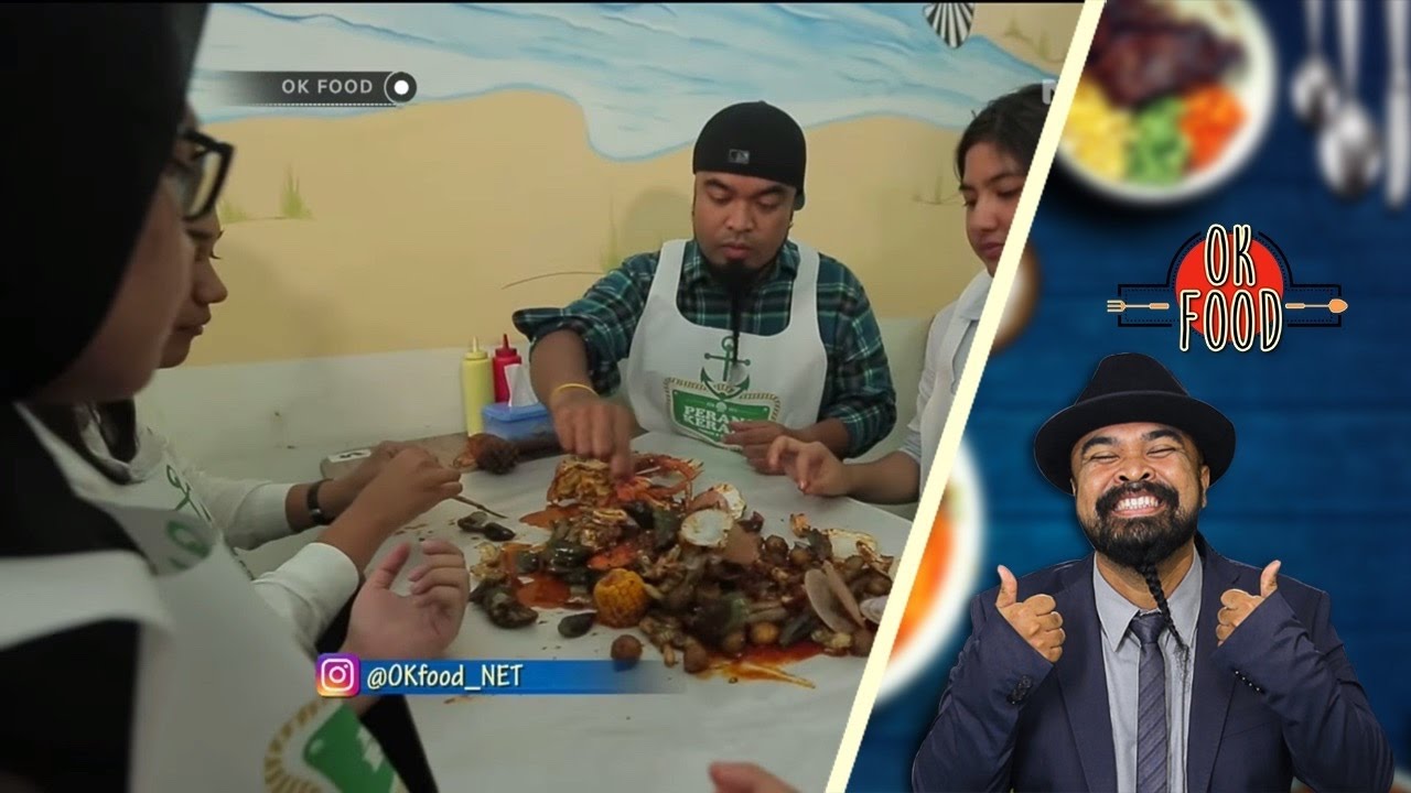 OK FOOD EPISODE 20 PART (2/3) Perang Kerang, Kembang Tahu Koh Aseng ...