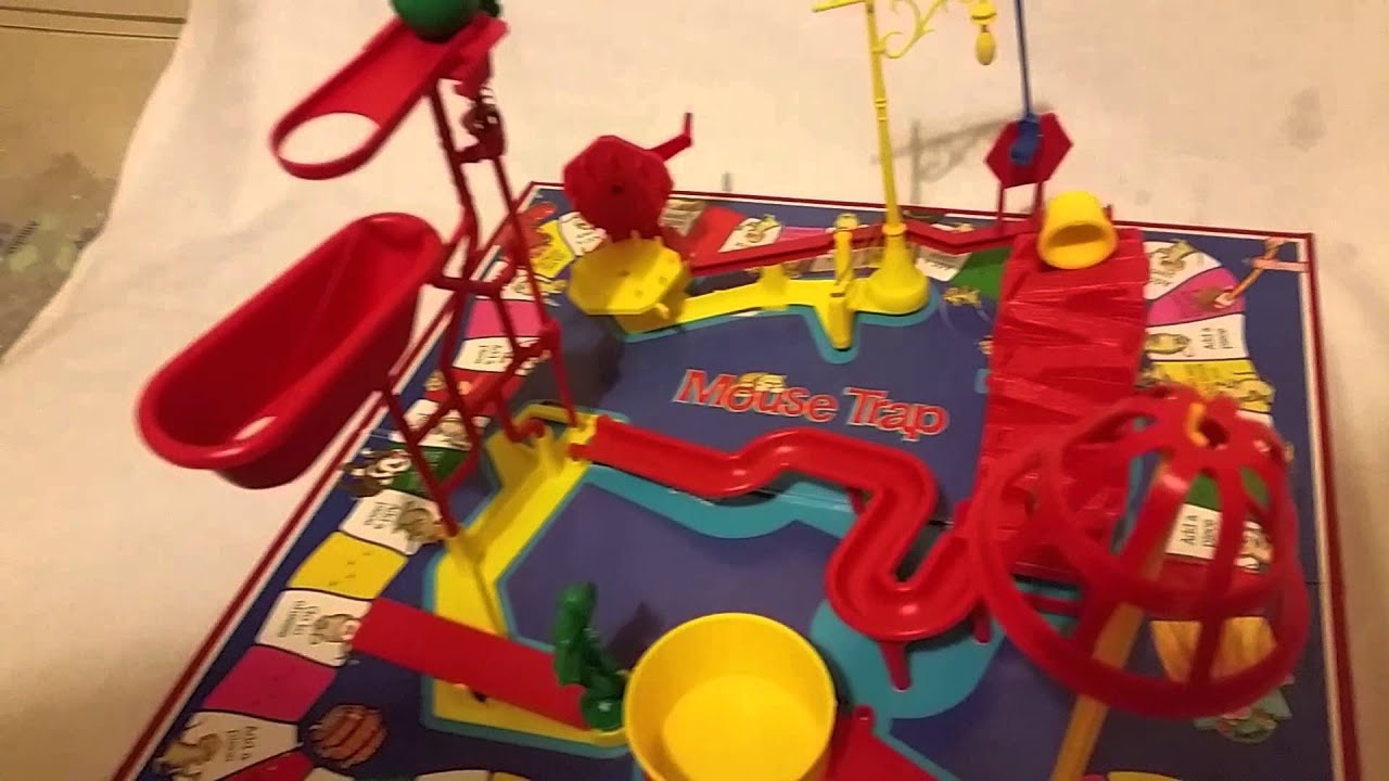 Vintage MB Mousetrap Kids Board Game Complete Fami - YouTube