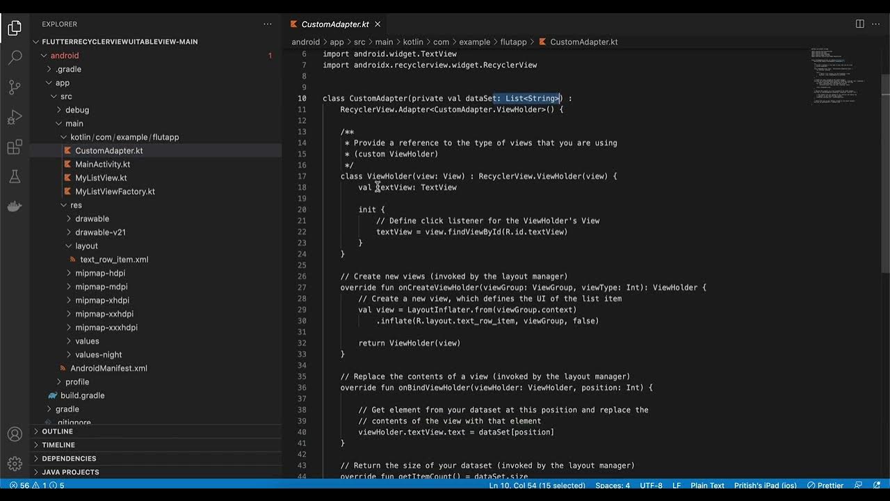 How to use UITableView & RecyclerView in Flutter without third party lib - YouTube