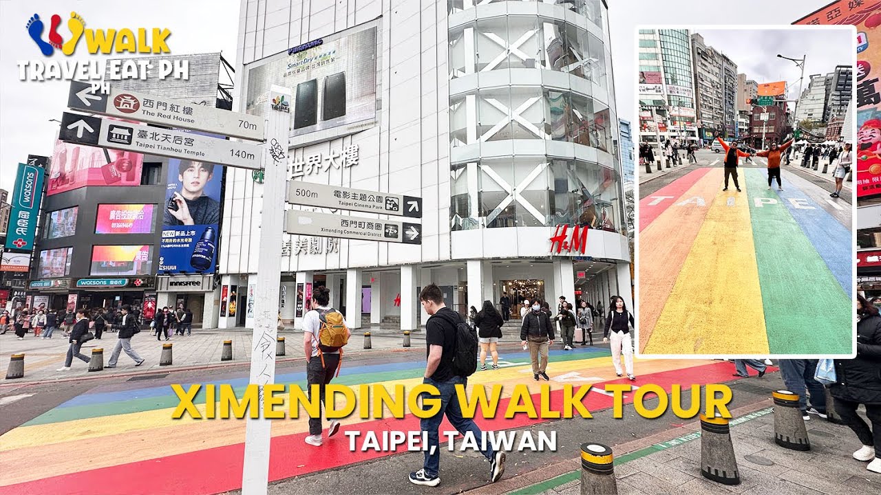 XIMENDING WALK TOUR Taipei, Taiwan - YouTube