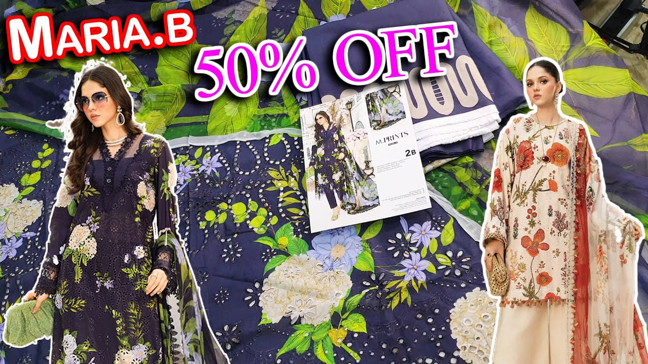 Maria.B ️ 50% OFF Sale 🔥 / Maria.B Mprints Hit Codes Shopping Haul 🛍️ # ...