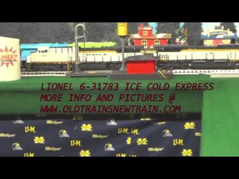 LIONEL 6 31783 ICE COLD EXPRESS LASH-UP FREIGHT SET - YouTube