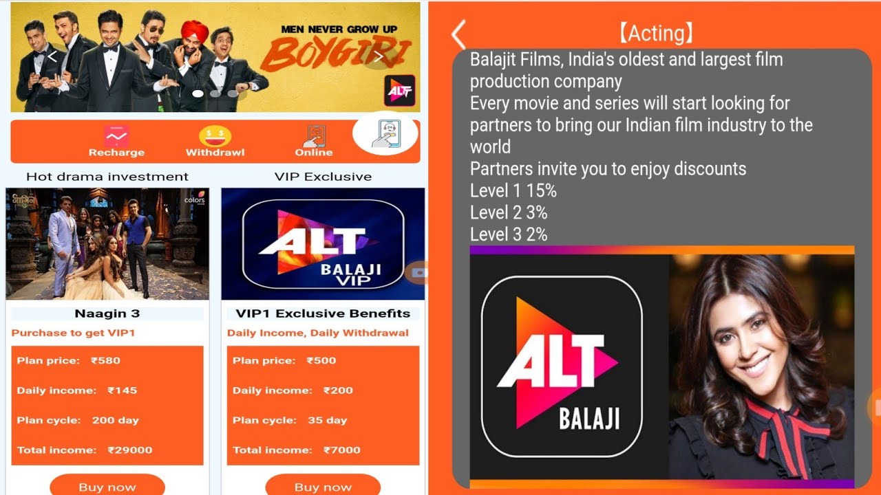 ALT BALAJI APP#alt balaji app real or fake||app kab tak chalega - YouTube