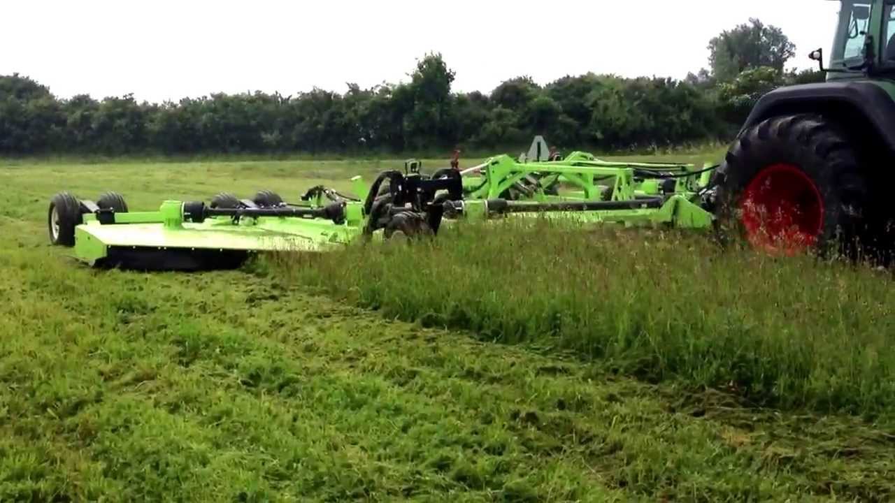 Schulte brakpudser 12,8 meter. Solgt af Buchtrup Agro. - YouTube