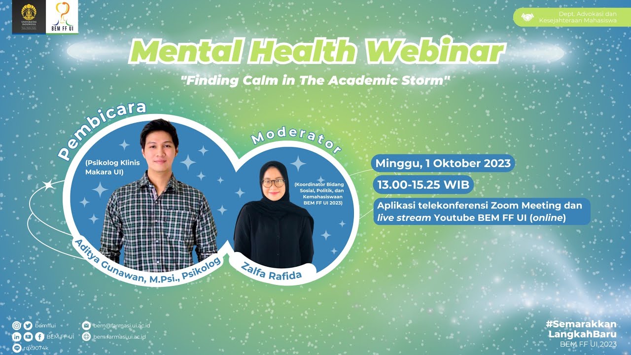 Mental Health Webinar BEM FF UI 2023 - YouTube