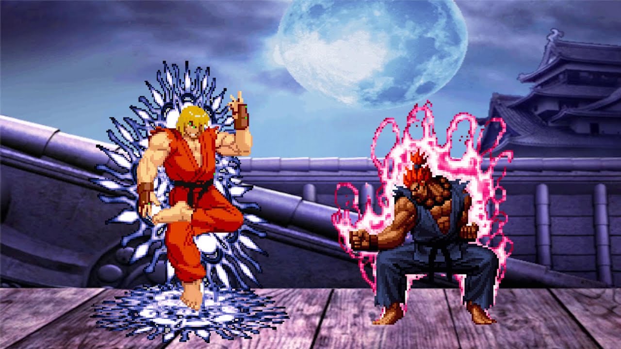 SUPREME KEN VS AKUMA - YouTube