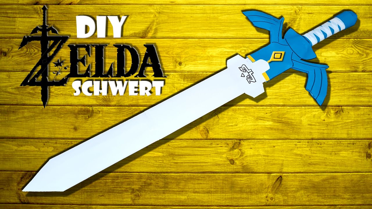 Zelda Schwert selber machen Spielzeug aus Papier basteln - nintendo ...